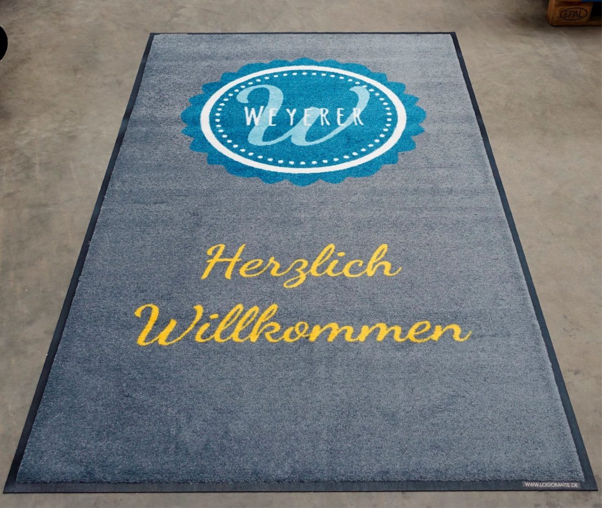 Logomatten | Werbematte | Fußmatten mit Logo bedruckt